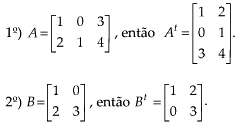 Matemática Online: Tipos de matrizes