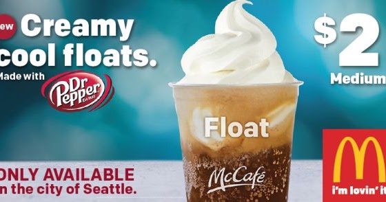McDonald's Pours New Dr. Pepper Floats in Seattle and New York