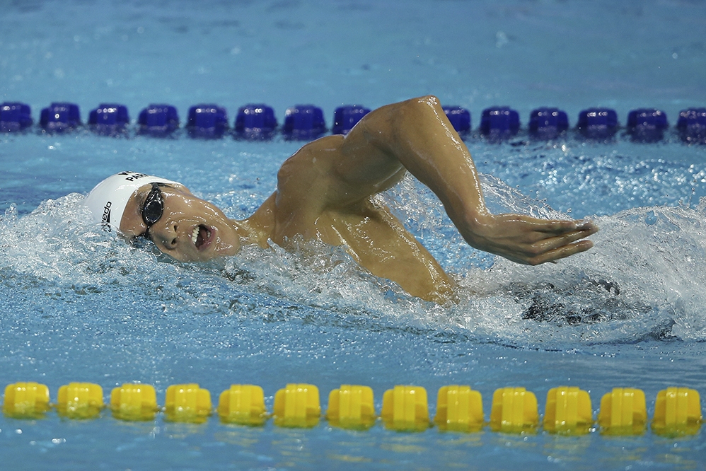 Posição da cabeça no nado Crawl - Natação do RN