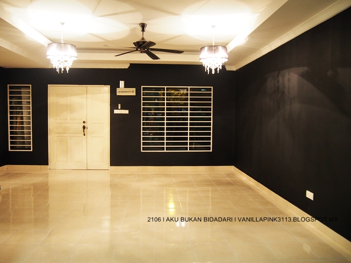 aku bukan bidadari: #ProjekRuangTamu :: Dekorasi cat HITAM...like ...