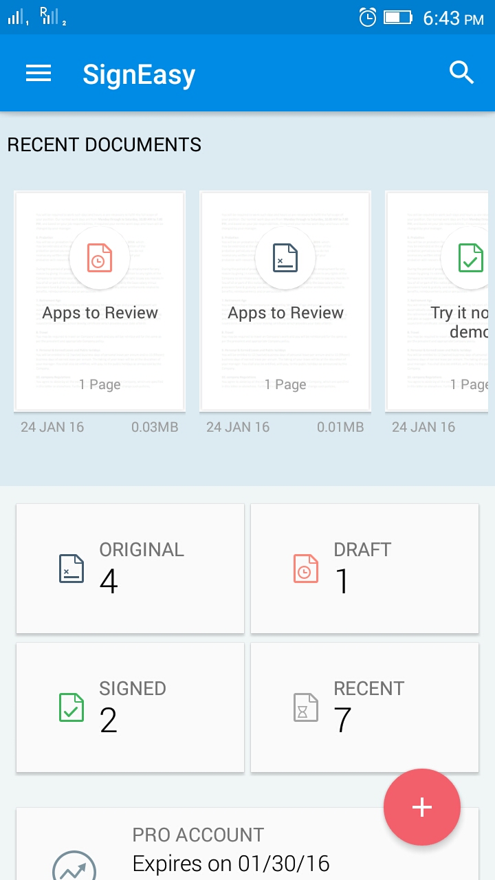 SignEasy - A Simple Way to Sign Documents