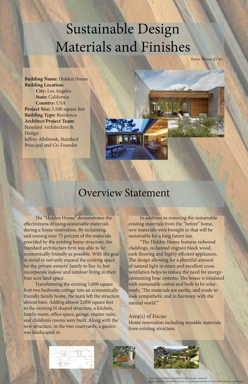 Taylor Wilson Interior Design Portfolio: Case Study: Sustainable Design