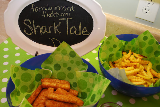 Fussy Monkey Business: Family Night-Shark Tale