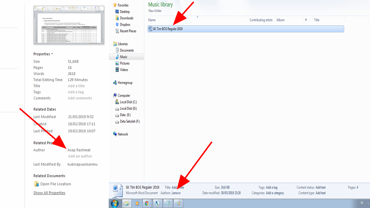 Cara Nak Buat Nama Fail Guna Ms Word