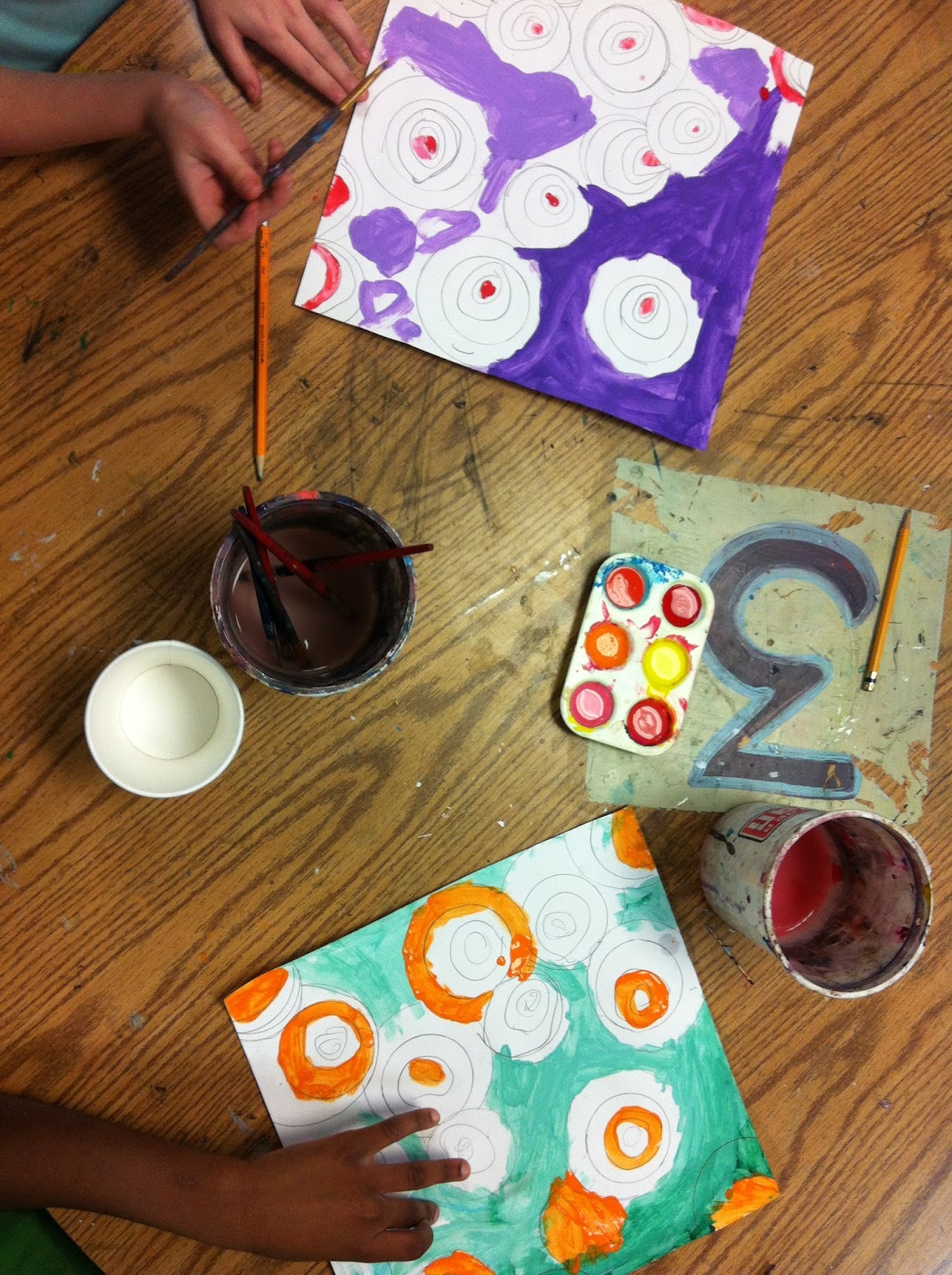 ChumleyScobey Art Room: Kandinsky Concentric Circles