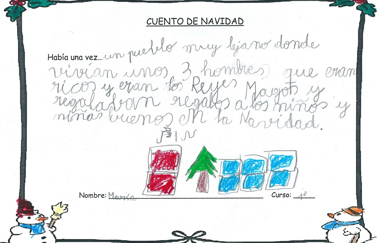 1º de PRIMARIA: Nuestros Cuentos de Navidad.