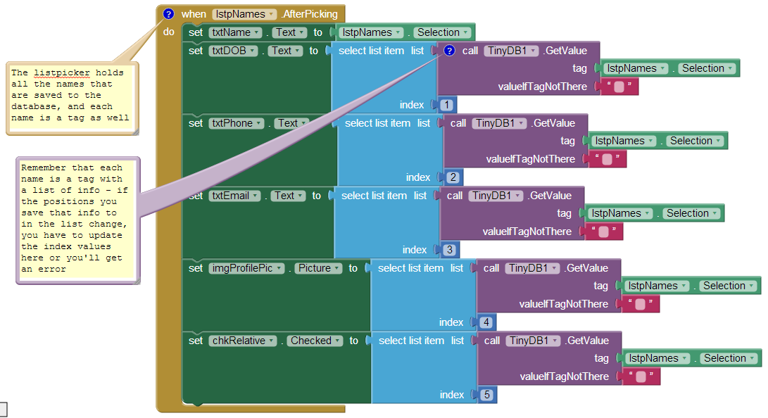 AI2 Inventor Forum News: TinyDB - a persistent data solution