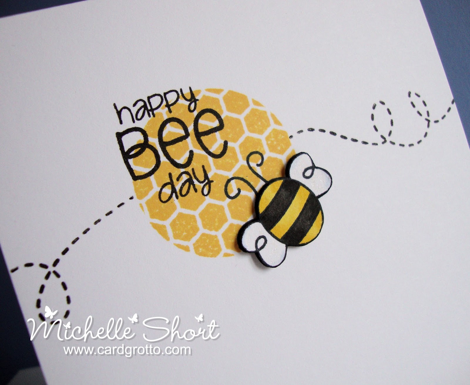 The Card Grotto: Happy Bee Day!