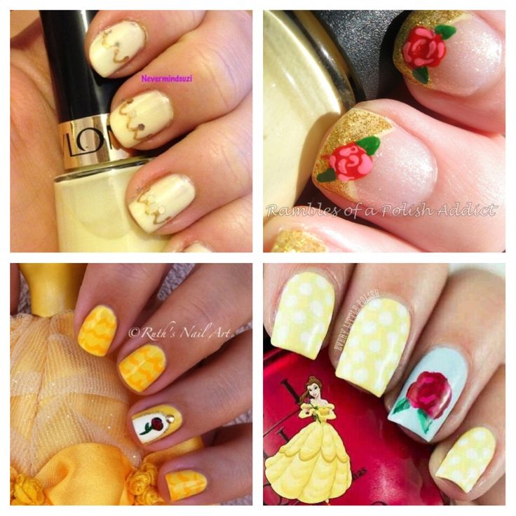 Beauty & The Beast Inspired Nail Art Ideas You Must Try!