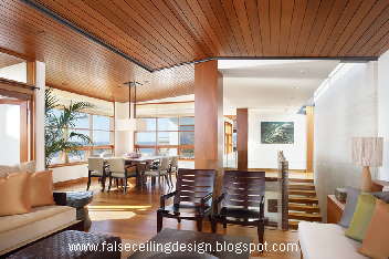 interior design: Modern Wood Ceiling