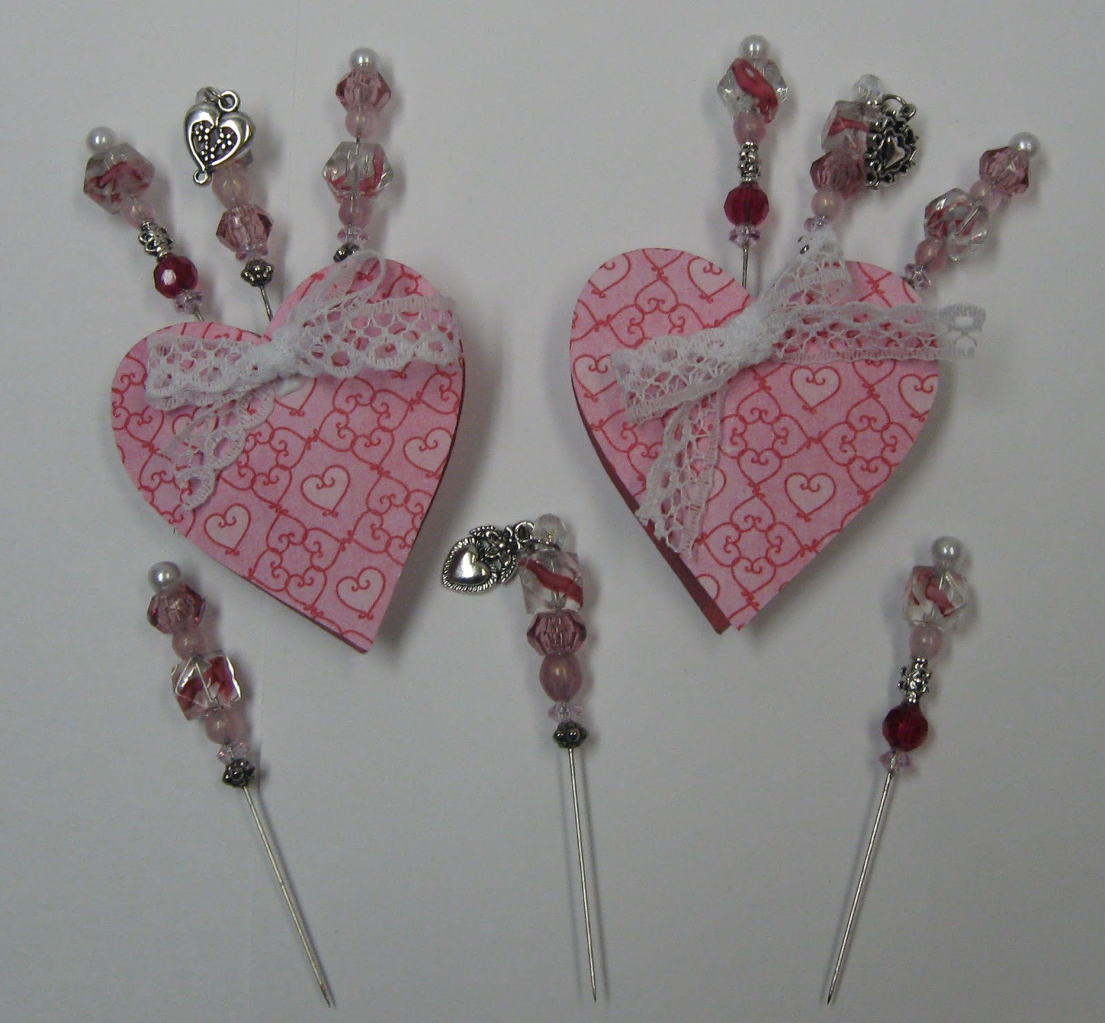 Valentine Stick Pins - 14 Days of Valentines