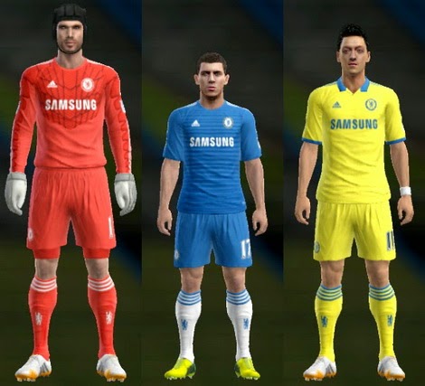pes-modif: PES 2013 Chelsea 14-15 Kits by Ram'z