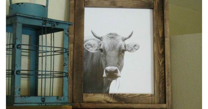 The Cozy Red Cottage: Farmhouse Frame Tutorial