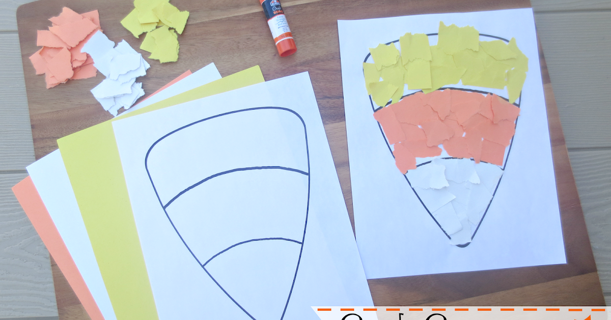 Candy Corn Writing Paper