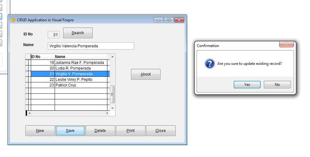 Free Programming Source Codes And Computer Programming Tutorials Crud Application In Microsoft