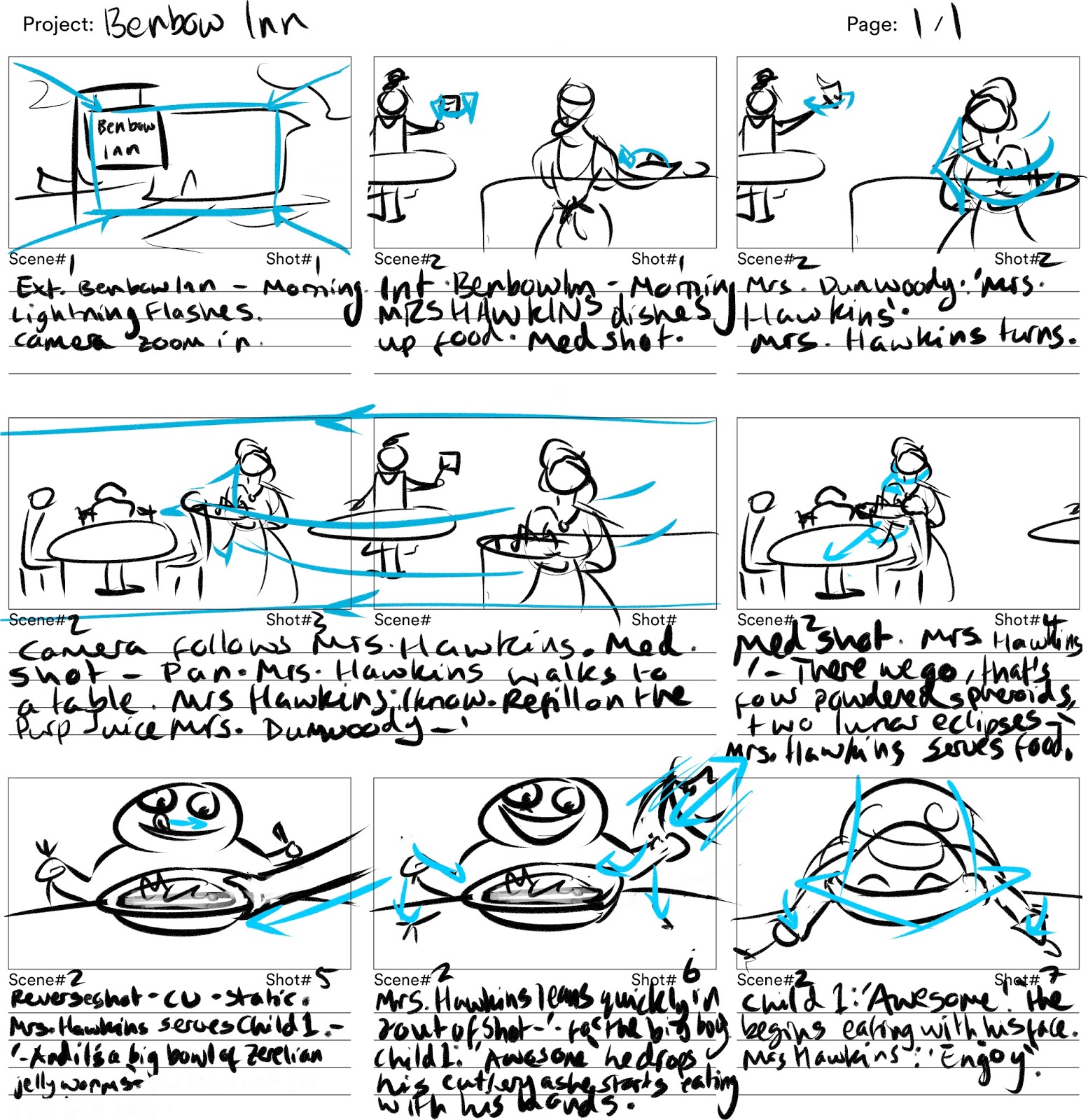 Ellie Row, Computer Animation Arts, UCA Rochester: Storyboard and ...