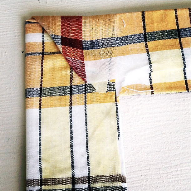 Hello! Upholstery + Blog: DIY: Fabric Wrapped Mat