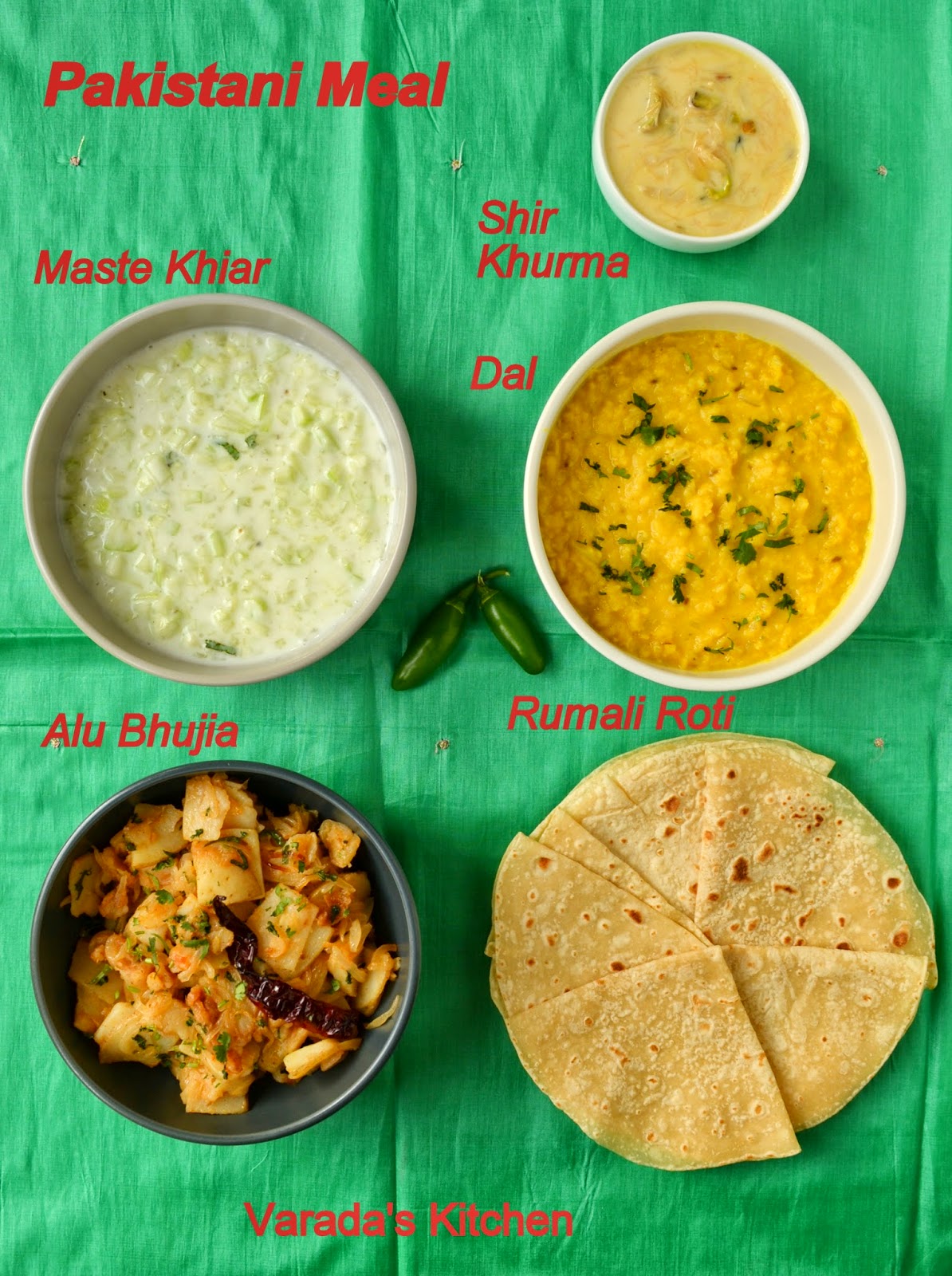 Varada's Kitchen and Garden: Pakistani Meal