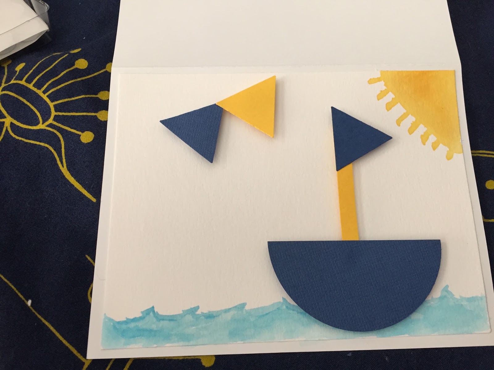 Papercrafting Maven's Card Haven: Baby (Boy) Shower Card