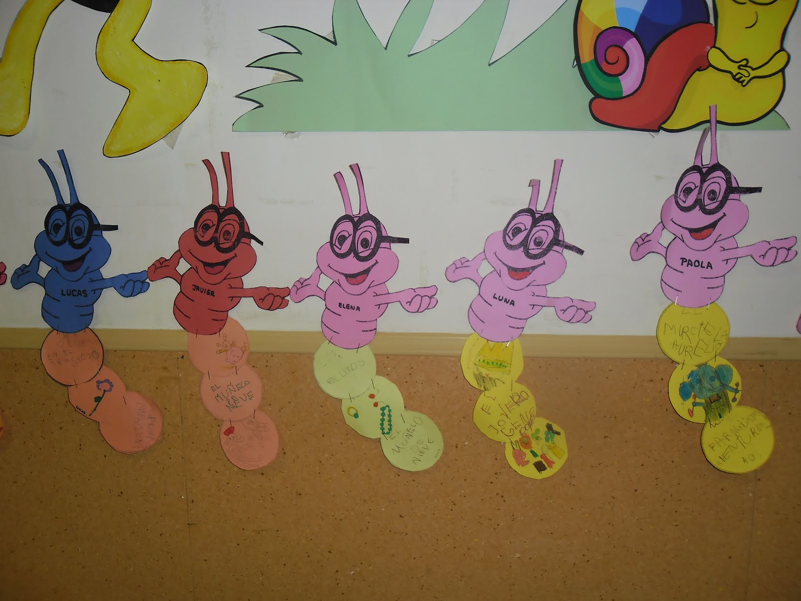 RECURSOS DE EDUCACIÓN INFANTIL: NUESTRO GUSANO LECTOR CRECE, CRECE ...