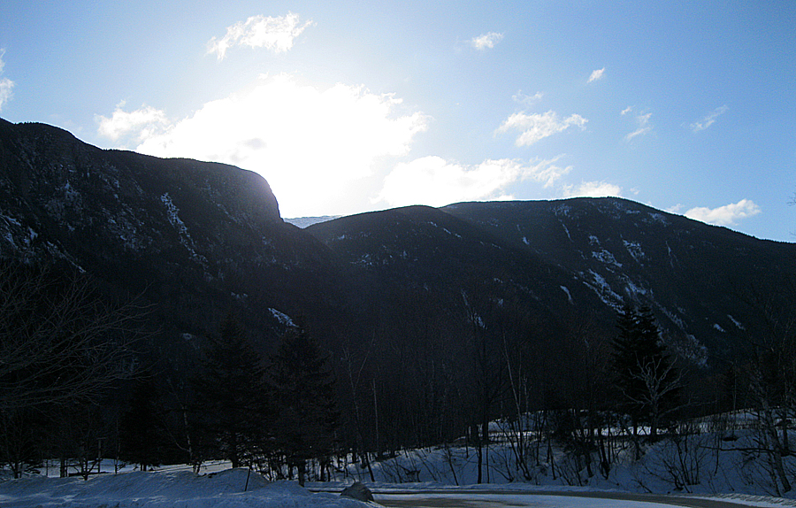 Hiking in the White Mountains: Still Winter in Franconia Notch