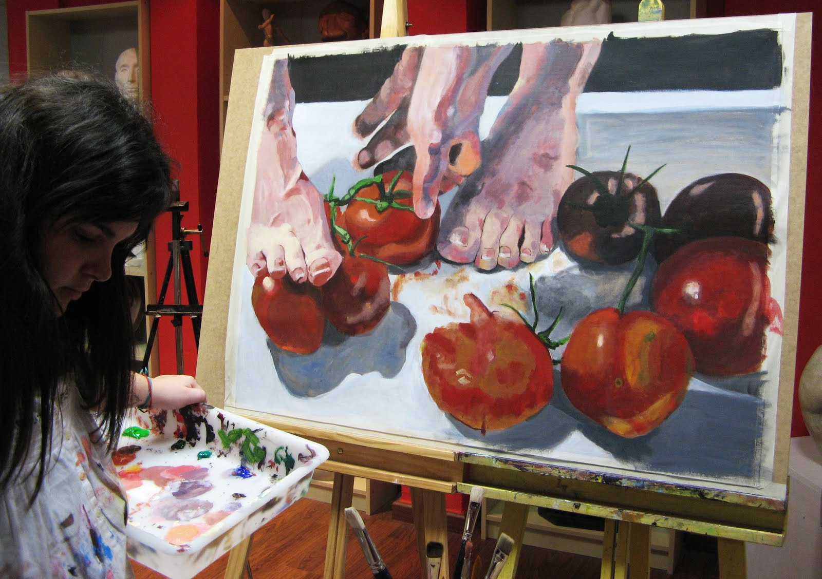 Arte Rojo. Espacio creativo: Nuevos trabajos de los alumnos de ARTE ...