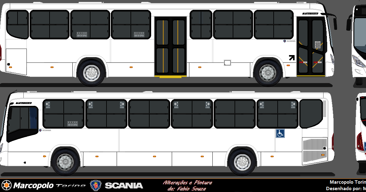 Os ônibus de Belém e outras cidades: Sessão desenho: Marcopolo Torino ...