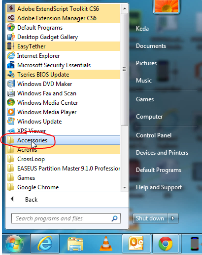 www.ComputerTHINGZ.com: How to find windows system tools. (XP, Vista ...