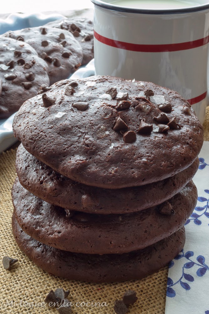 Mi toque en la cocina: Galletas fudge de chocolate y yogur griego