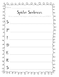 Fun With Firsties: Spiders Aren't Insects!