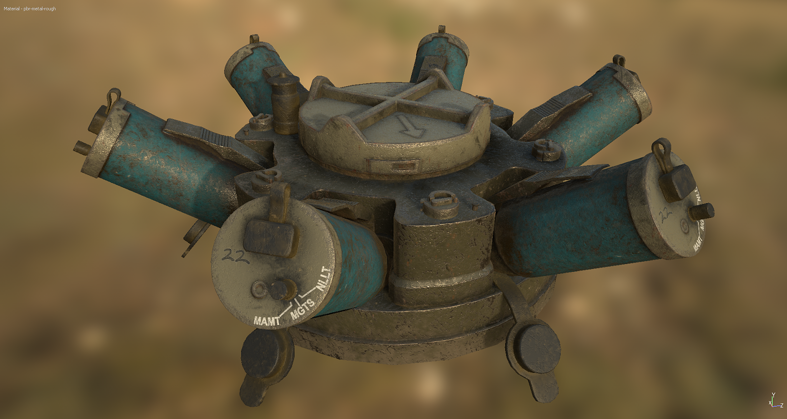 The 3D Art of Gabe Cervantes: Spidermine Finished.