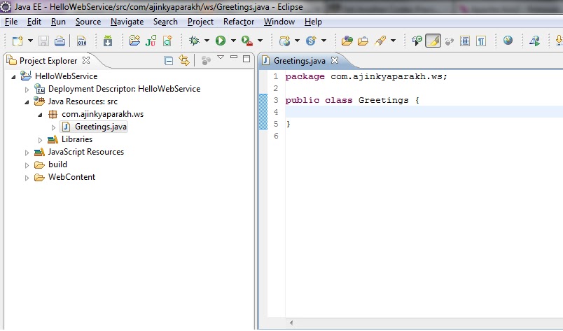 Develop And Conquer: Creating web service with Apache Axis2