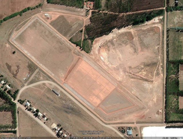 No Queremos Inundarnos: Imágenes satelitales del Complejo Fabril Malargüe