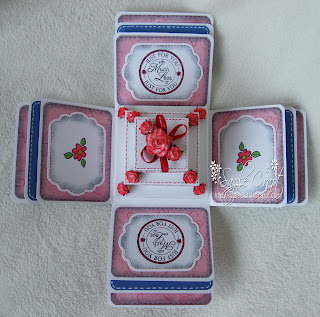 Sazzle Craft: Exploding Box Tutorial