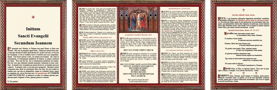 Altar Card Artistry: Latin Mass Supplies and Materials