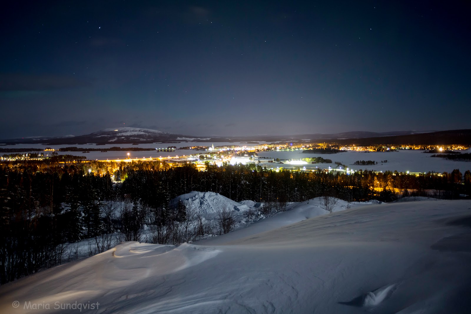 Lappland Nature: Natt i Arjeplog