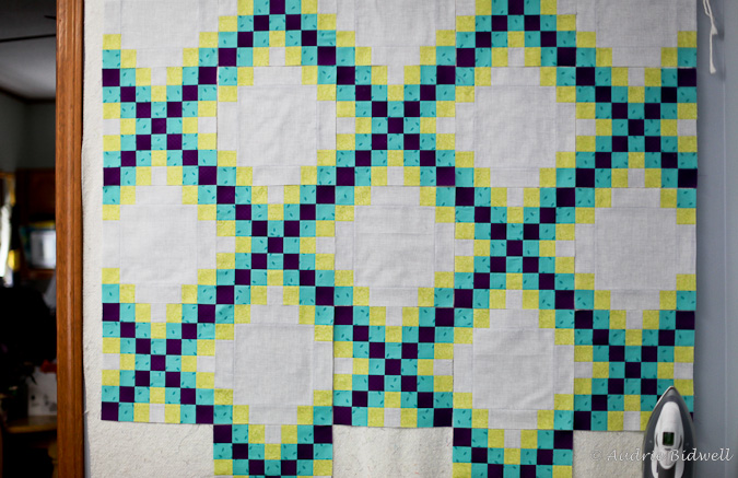 Blue is Bleu: Triple Irish Chain Progress... And A Winner!