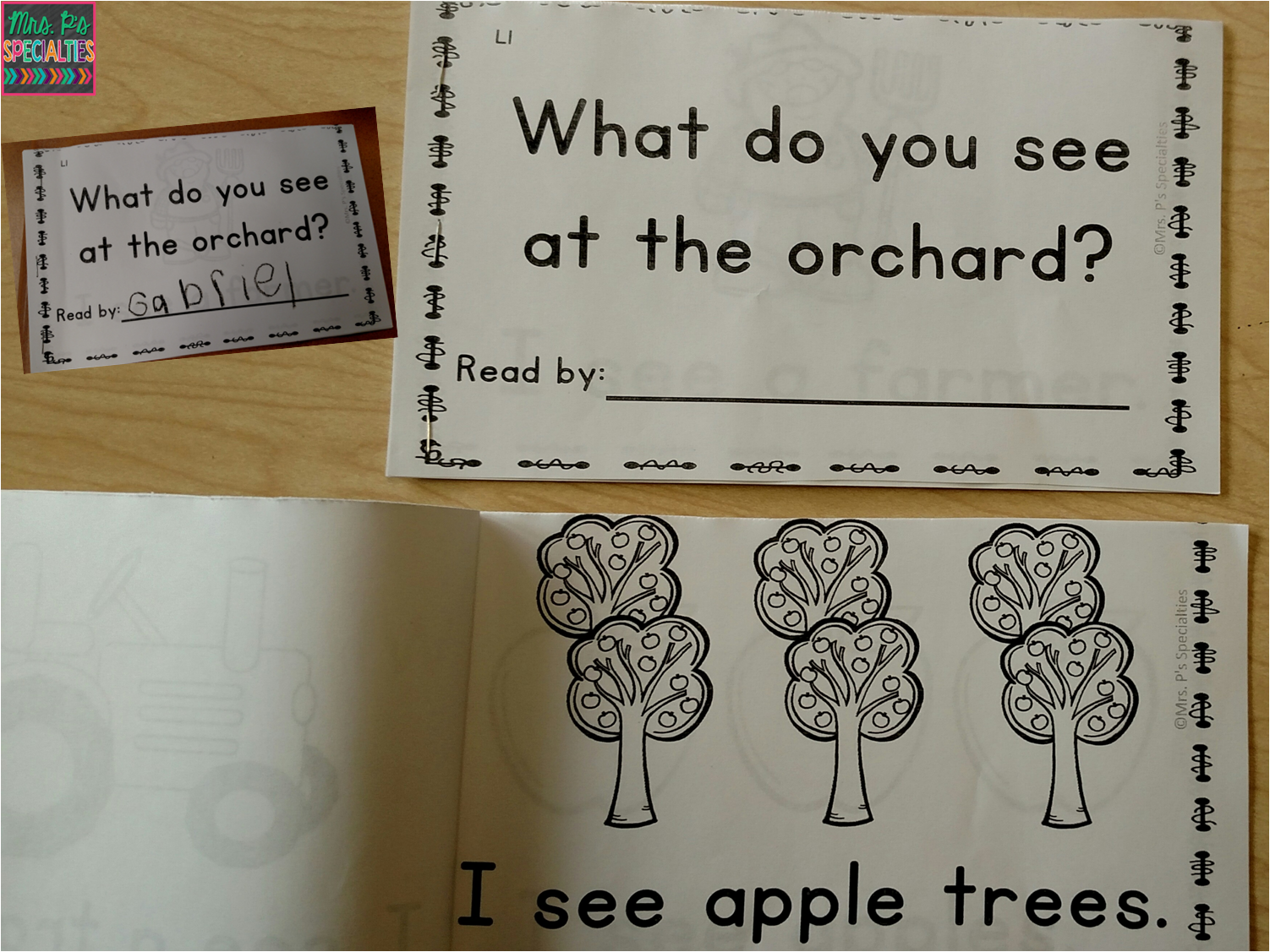 Apple Learning across the day! · Mrs. P's Specialties