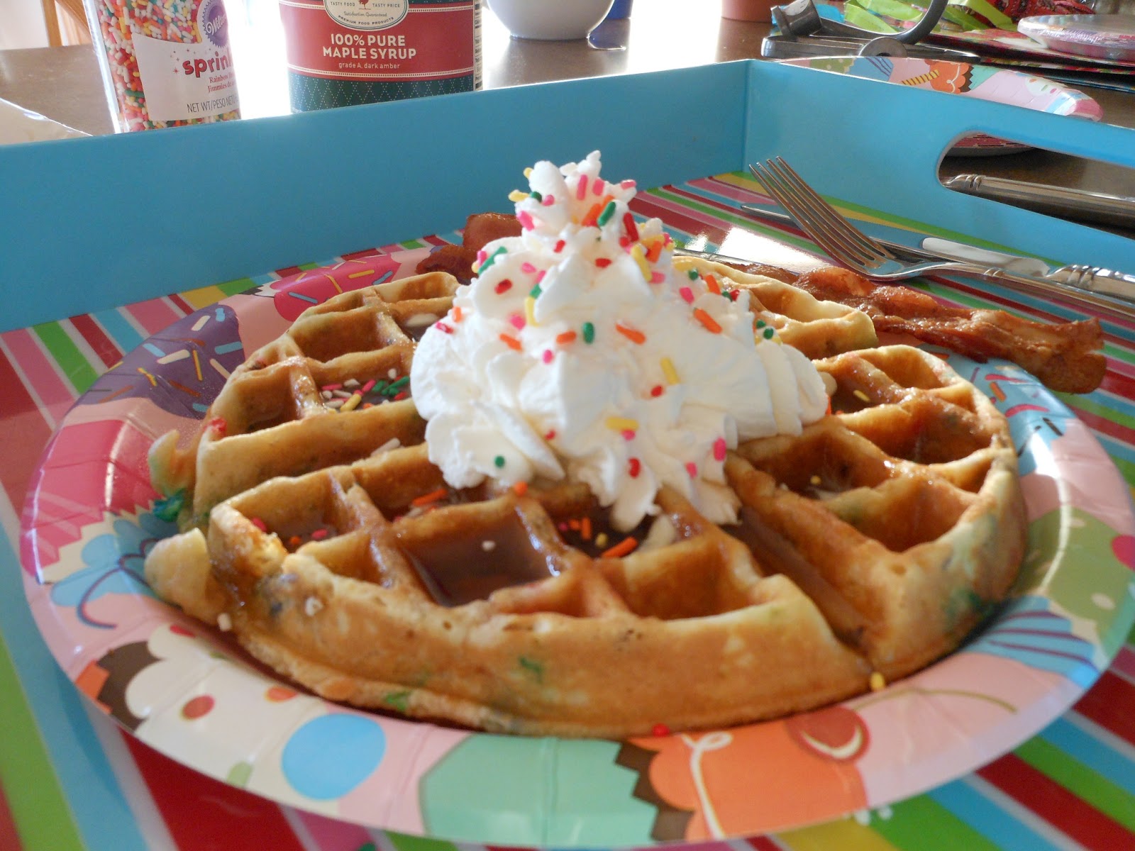 A Princess and A Warrior: Birthday Waffles
