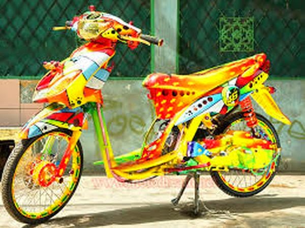 Modifikasi Motor Airbrush Mio - Variasi Motor Mobil Terbaru