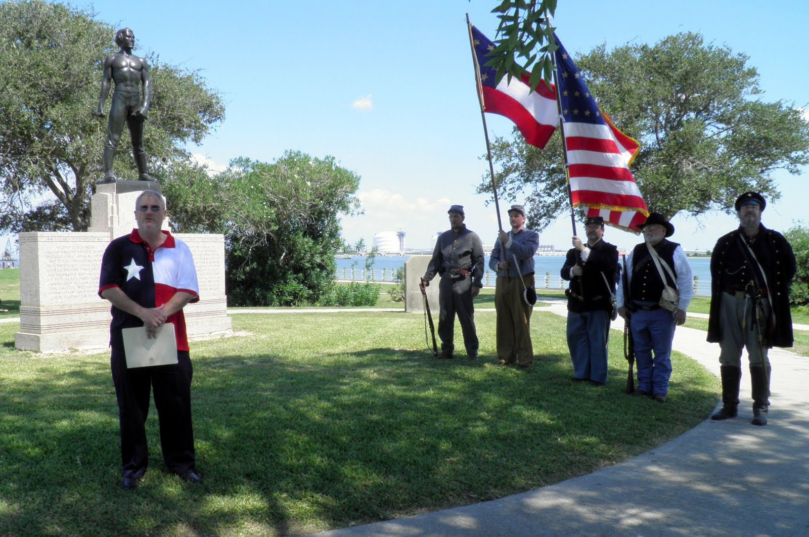 THE SOUTH'S DEFENDER: Sabine Pass Reenactment 2011