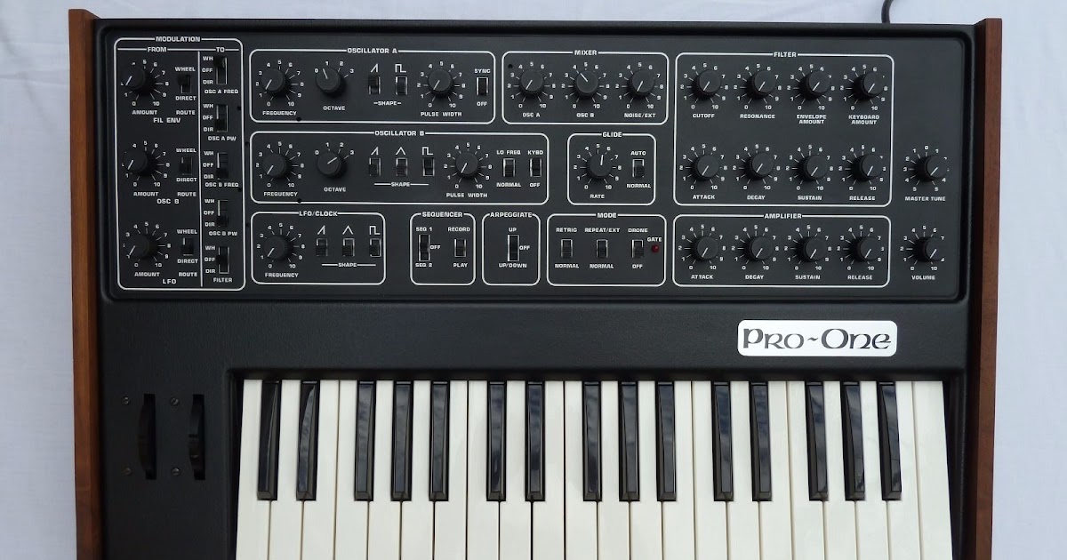 MATRIXSYNTH: Sequential Circuits Pro One Synthesizer SN 2064
