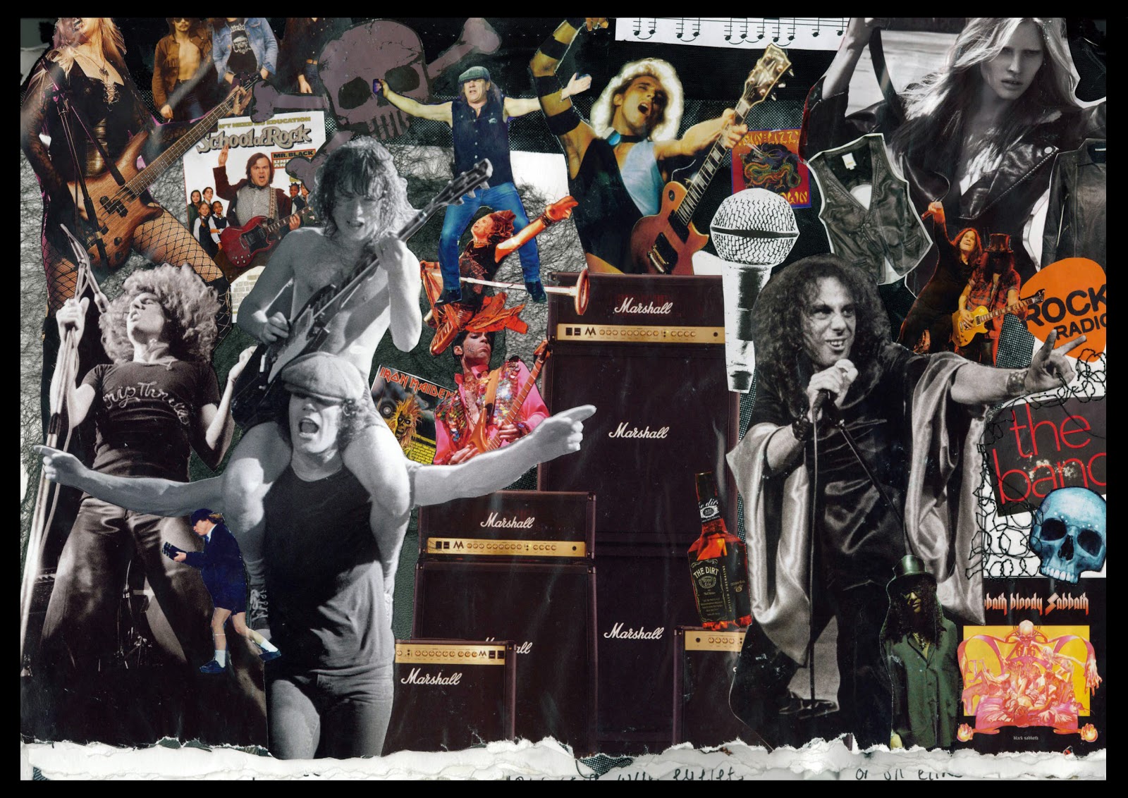 All I want is Hysteria: Classic Rock Inspiration Moodboards