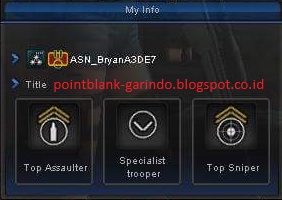 Point Blank Garena Indonesia: Title TACTILITE T2, MAGNUM & CYTEC