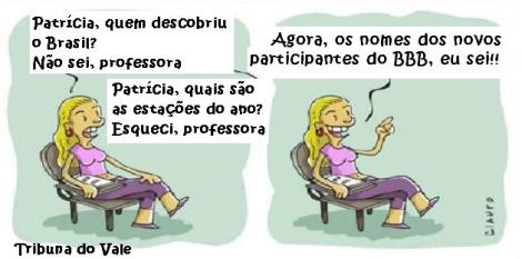 Jornal do Estudante: Charges da educação brasileira