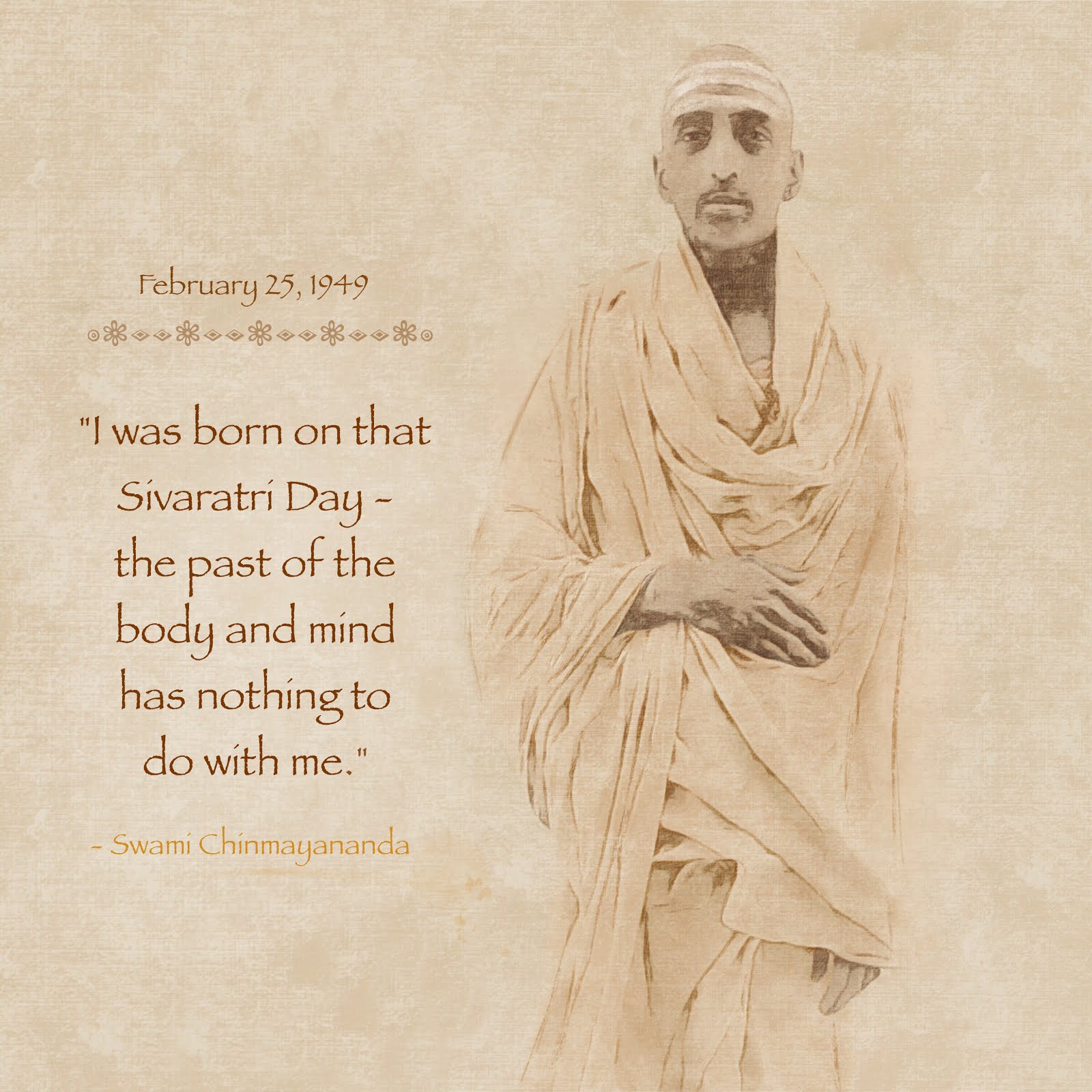 Art & Craft Projects: Swami Chinmayananda (Art 46)