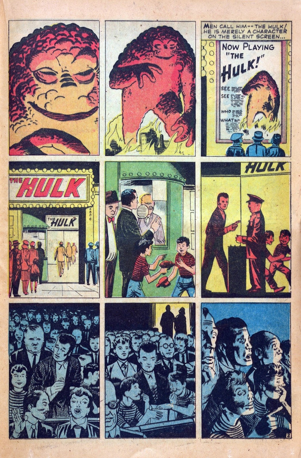 Four-Color Shadows: The Hulk-Steve Ditko-1961