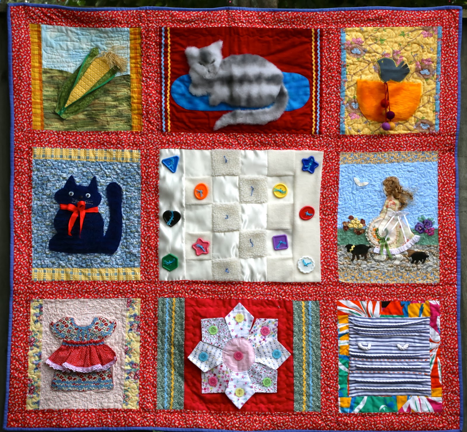 Fairholme Quilters: Please, DO touch the quilt ...