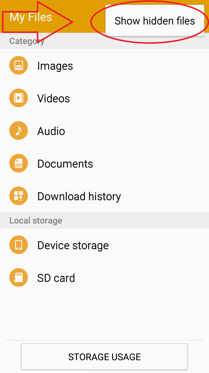 How to Hide Folders In Smartphones Without using any Application software – chandrakanth