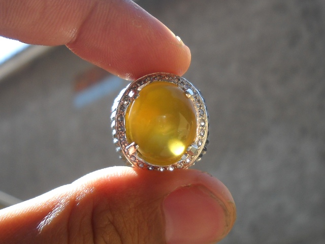 Lapak Batu Antik ( LBA ): AG120- Batu Kuning Garut Kristal ... Jernih ...